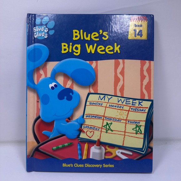 Blue's Clues | Toys | Blues Clues Big Week Book 4 Kids Childrens ...